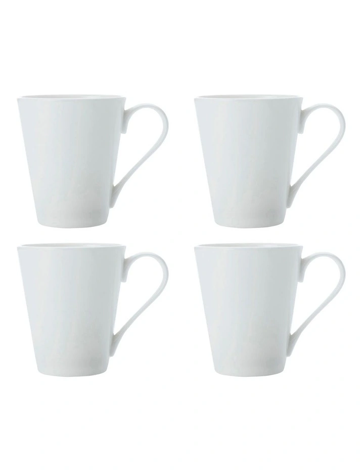 Maxwell & Williams Cashmere Conical Mug 320ML Set of 4 | MYER