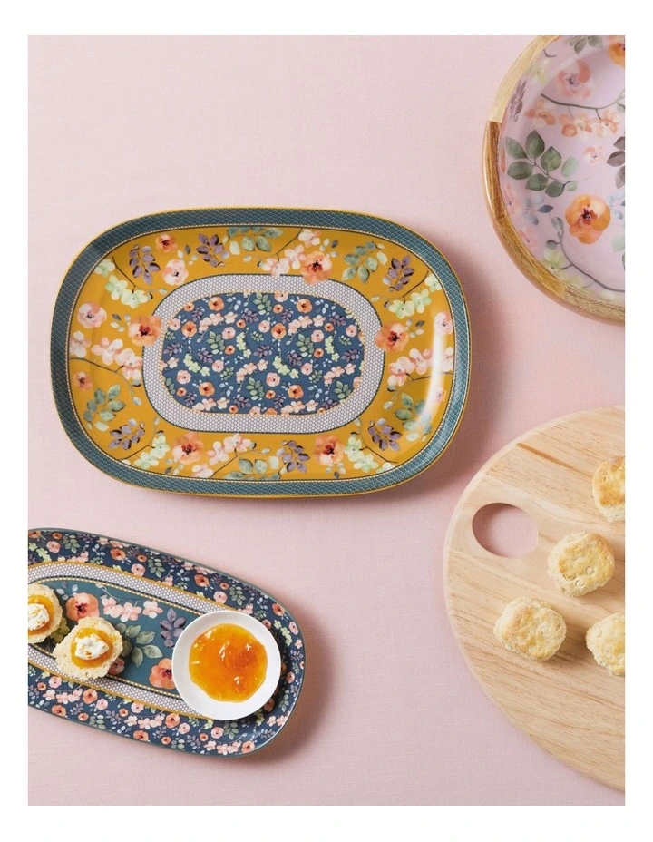 Maxwell & Williams Arcadia Oblong Platter 33x18cm Gift Boxed in Multi ...