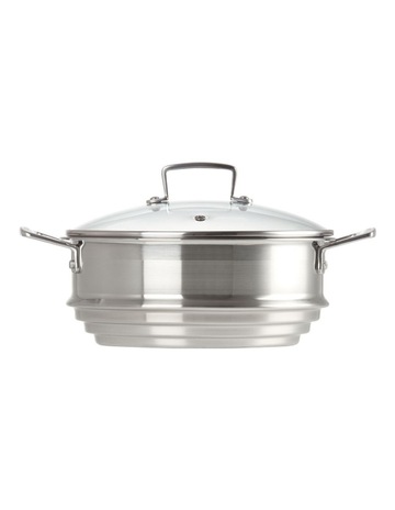 Le Creuset Classic 3-Ply Sauteuse 28cm in Stainless Steel | MYER