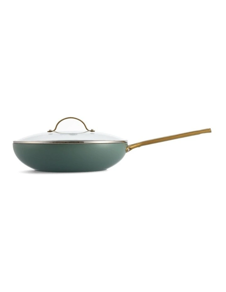 Greenpan Padova Covered Wok 28cm in Smokey Sky Blue | MYER