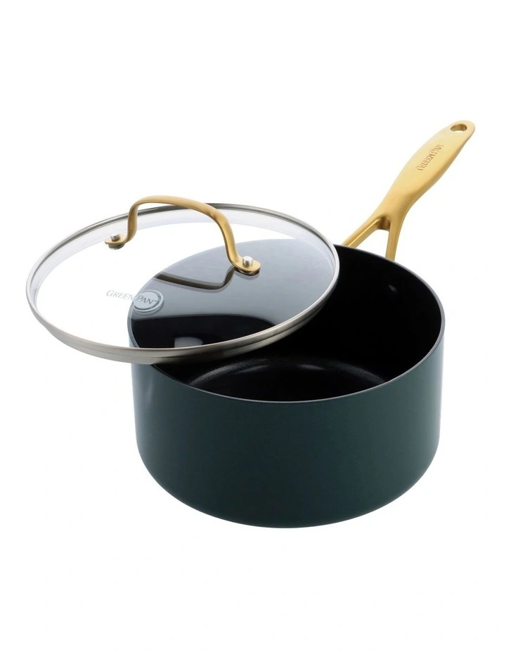 GreenPan Jewel 15 Pieces Cookware Set in Morrocan Green | MYER