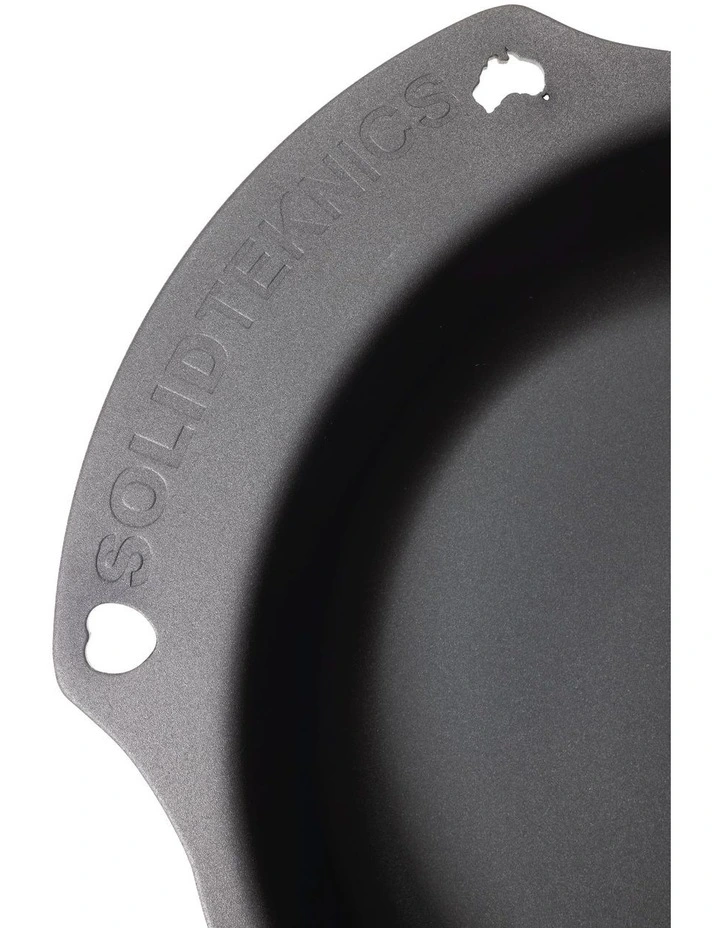 Solidteknics Quenched Lightning Pan Dual-Handle 24cm in Black | MYER