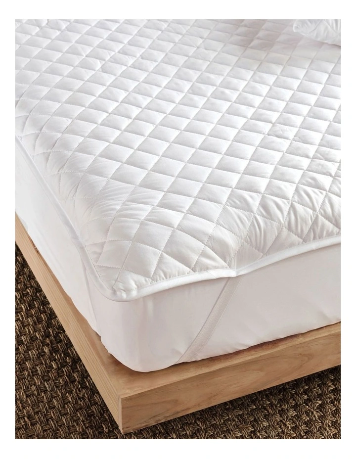 Linen House Comfy Mattress Protector in White | MYER