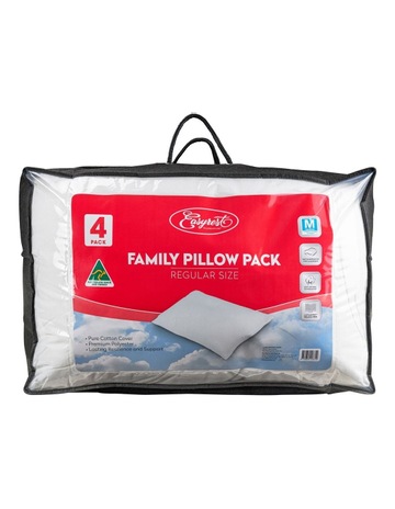 Easy Rest Everyday Foam Core Pillows 2 Pack in White | MYER