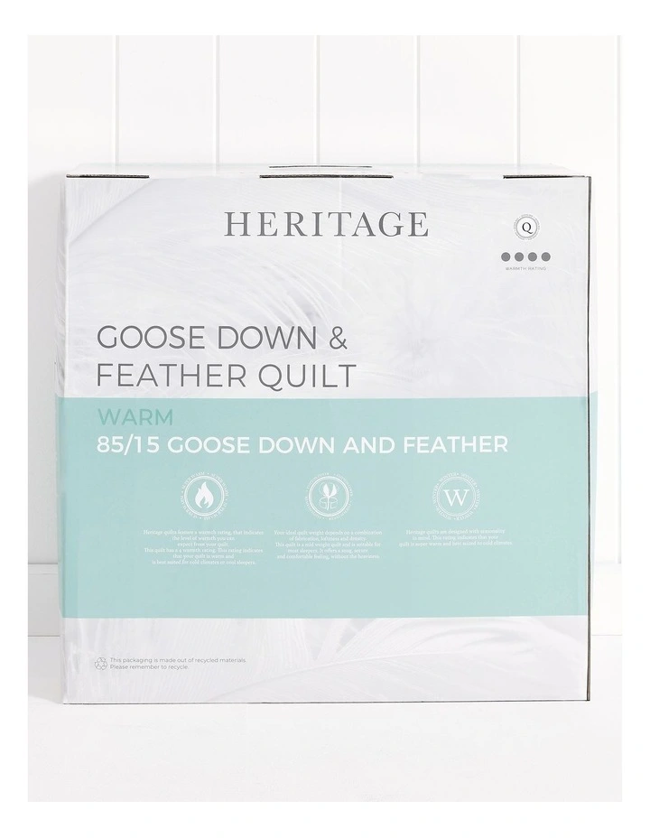 Heritage 85/15 Goose Down and Feather Quilt | MYER