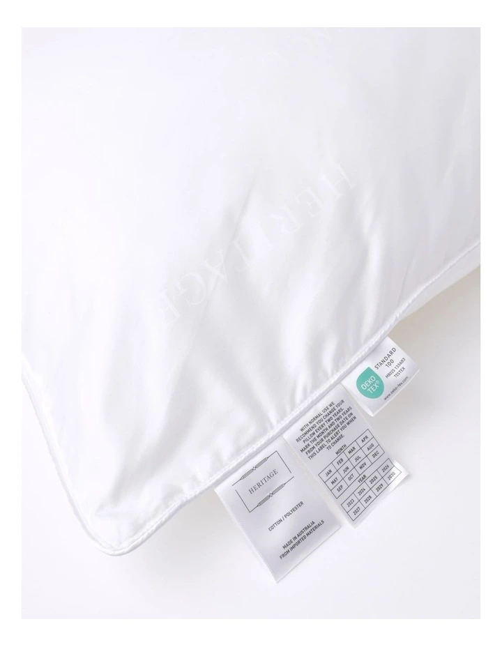 Heritage Front Sleeper Pillow in White | MYER