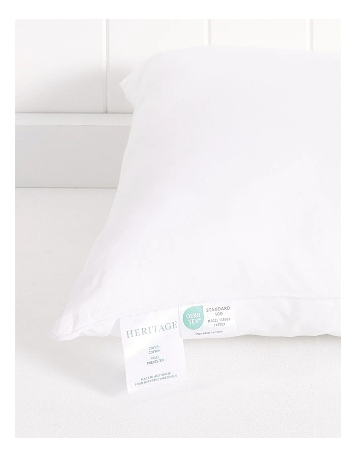 Heritage Everyday Pillow 2 Pack in White | MYER