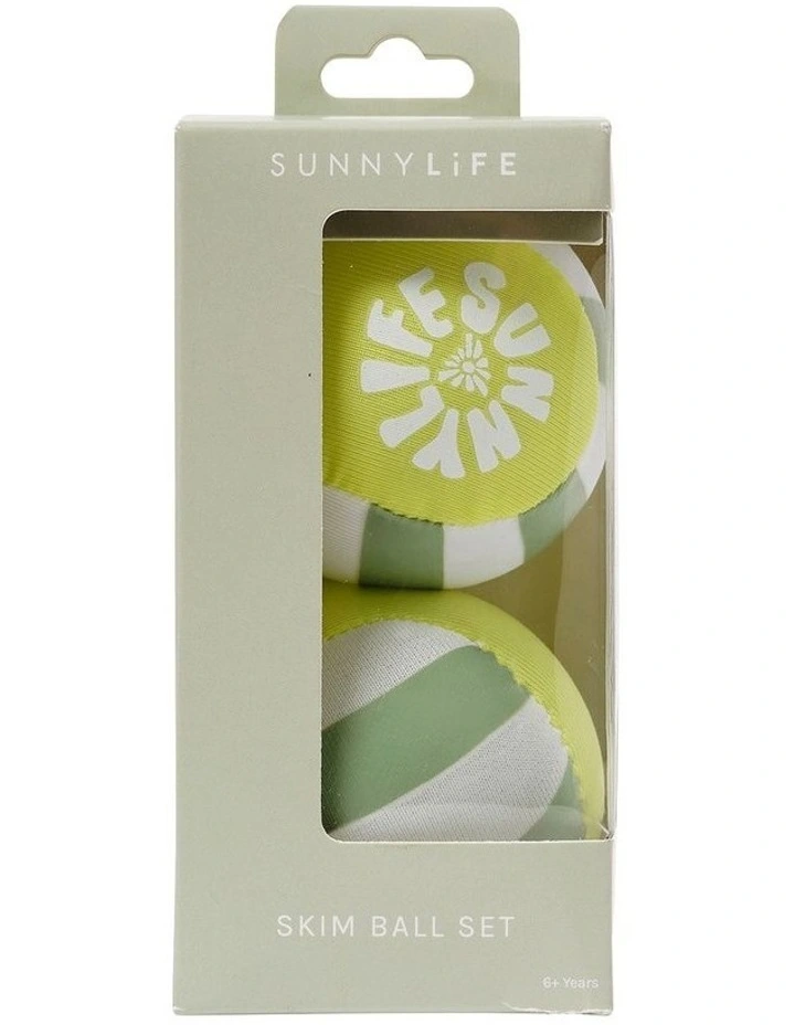 Sunnylife Skim Ball Set Tides Out Citrus | MYER