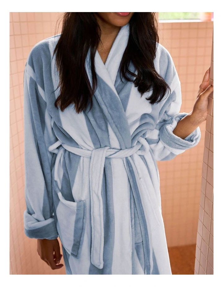 Linen House Ocean City Robe in Cornflower | MYER