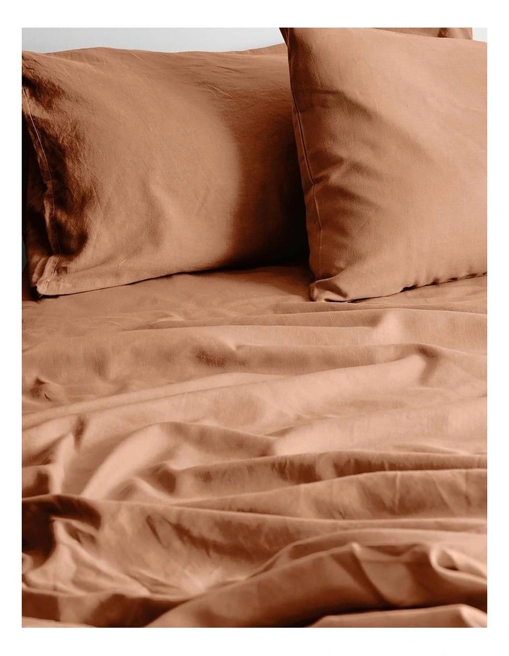 Aura Home Maison Vintage Sheet Set Hazelnut | MYER