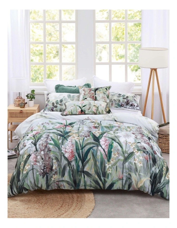 M.M Linen Hathaway Quilt Cover Set in Multi | MYER
