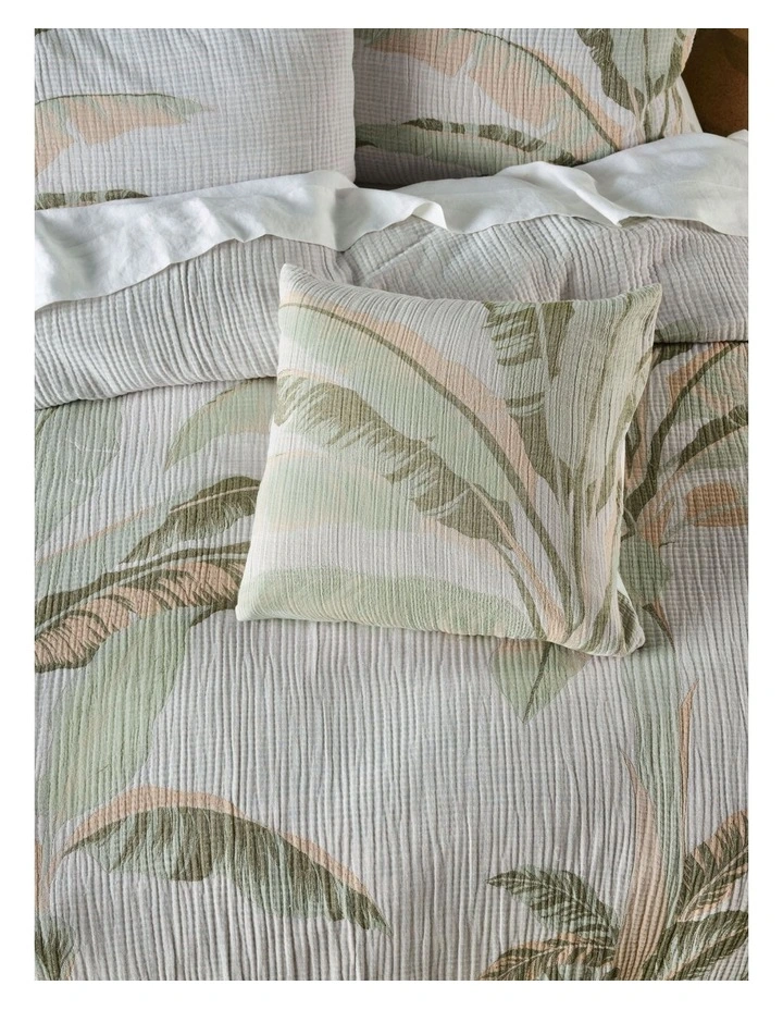 Linen House Selena Cushion 48x48cm in Cloud | MYER