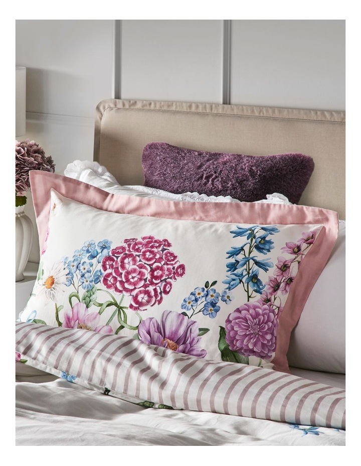 Heritage Winter Romance Cotton Sateen Quilt Cover Set in Plum | MYER