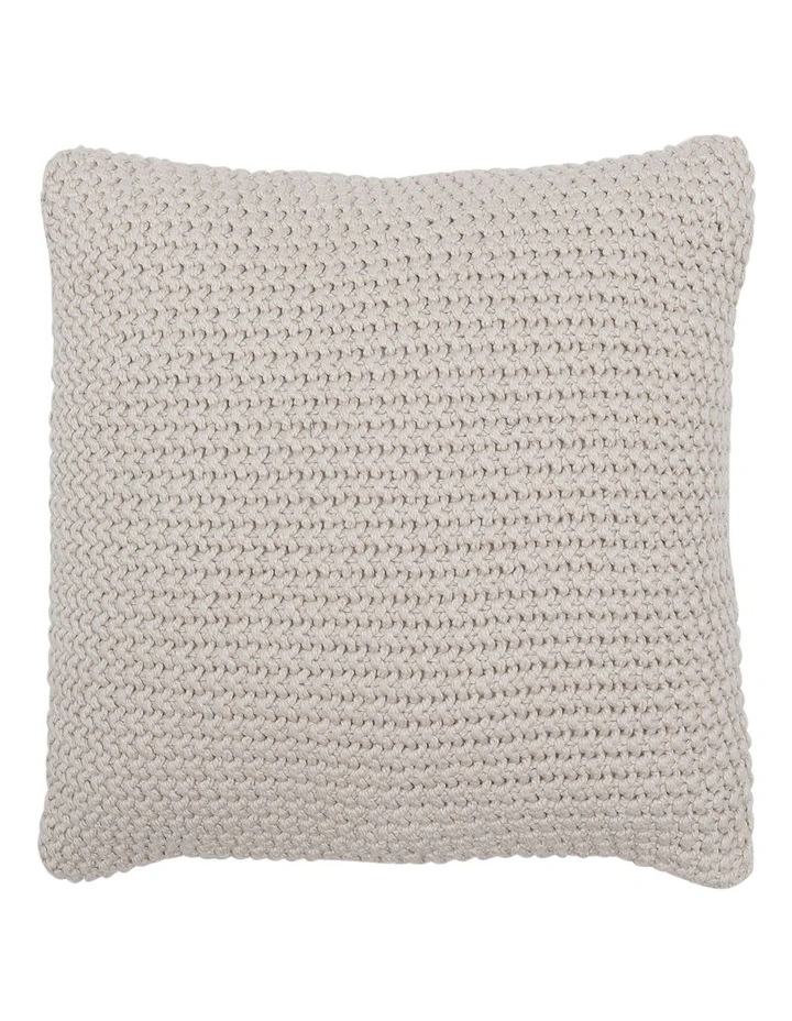 Australian House & Garden Norwood Knitted Cushion Moonbeam | MYER
