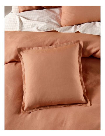 Linen House Nimes Quilt Cover Set In Clay | MYER