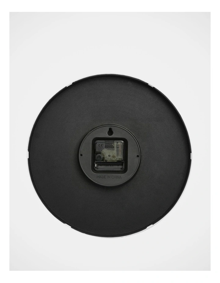 Australian House & Garden Broome Walnut Rural Clock 35cm in White | MYER