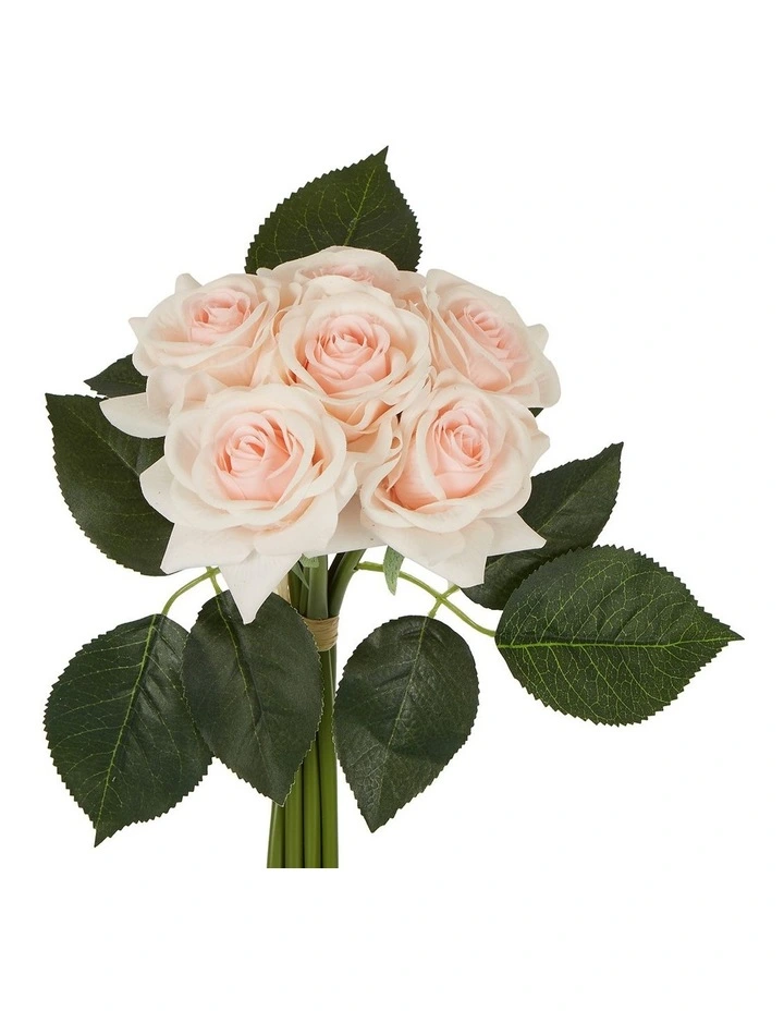 Florabelle Romance Real Touch Rose Bouquet in Light Pink | MYER
