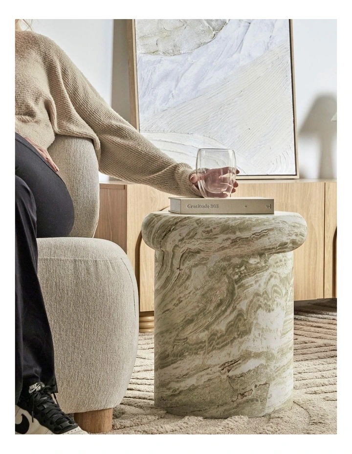Cooper & Co Luna Mgo Stool 38cm in Green | MYER