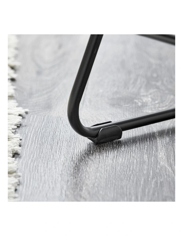 Cooper & Co Mingle Low Sitting Stools Set of 4 in Black/Brown | MYER