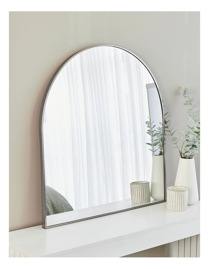Cooper & Co Naomi 85cm Large Arch Mirror in Gunmetal | MYER