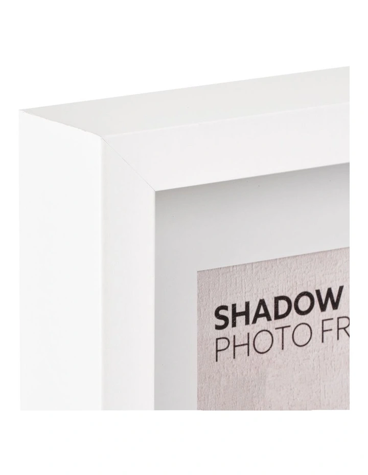Cooper & Co Set of 2 A3 Mat to A4 Shadow Box Photo Frames in White | MYER