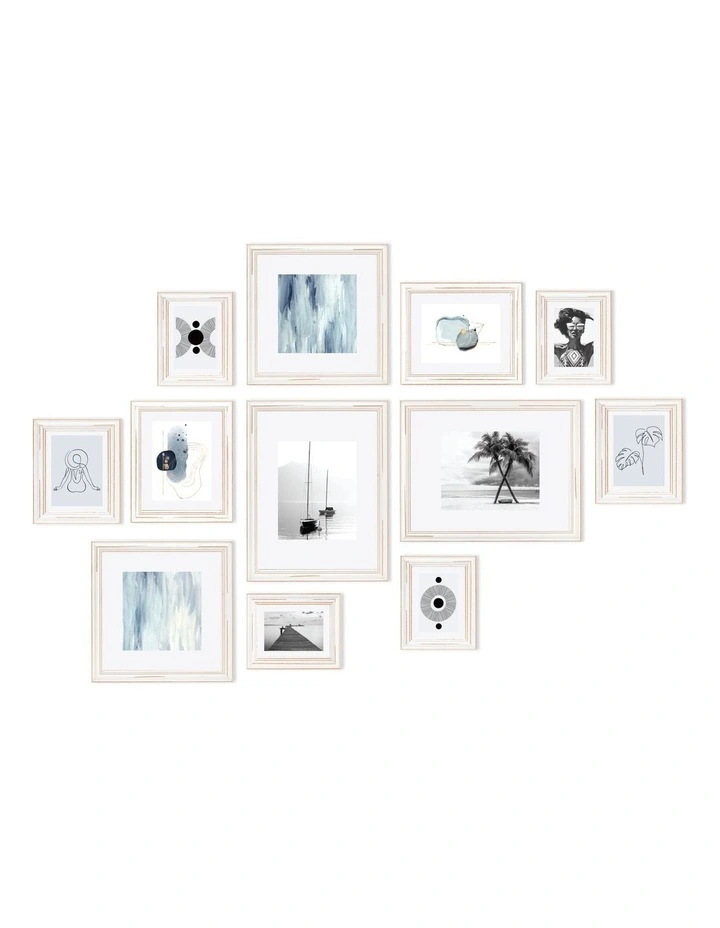 Cooper & Co Premium 12 Piece Wall Frame Picture Pack in White | MYER