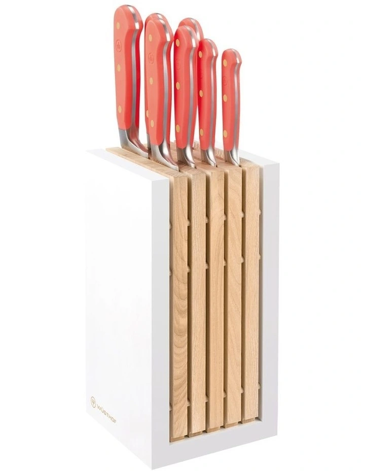 Wusthof Classic Knife Block Set 8 Piece in Peach | MYER