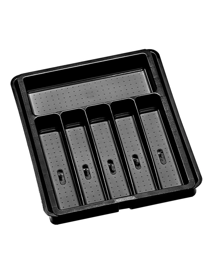 Madesmart Expandable Cutlery Tray in Carbon Black | MYER