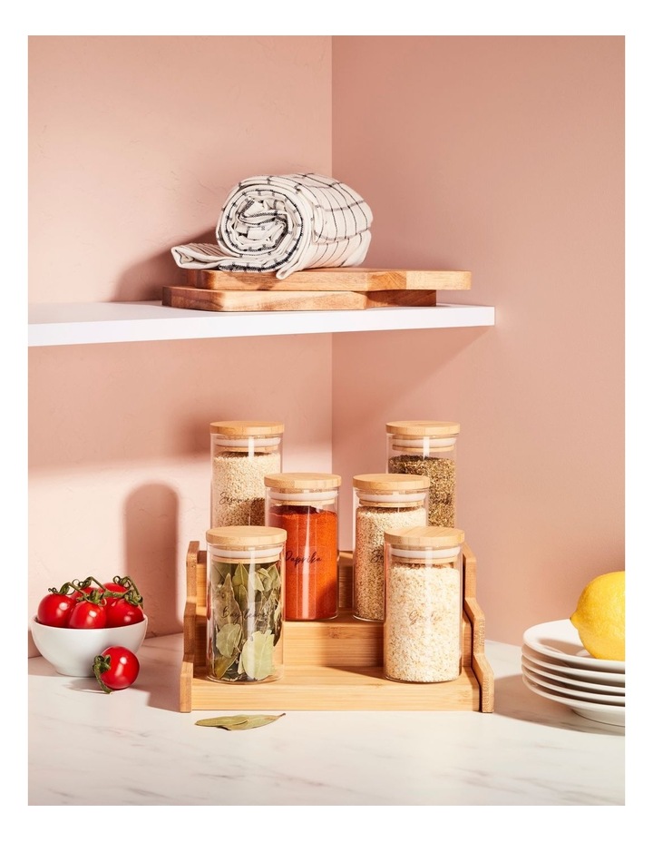 The Cooks Collective Extendable 3 Tier Shelf in Bamboo | MYER