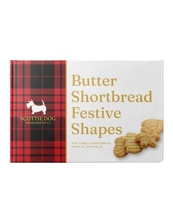 Scottie Dog Shortbread Co. Butter Shortbread Festive Shapes 300g | MYER