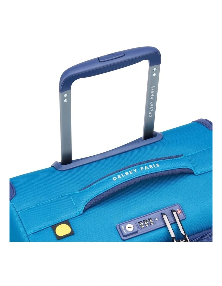 Delsey Brochant 3 Trolley Cabin EXT 4Dr 55 00225780112 in Ultra Marine ...