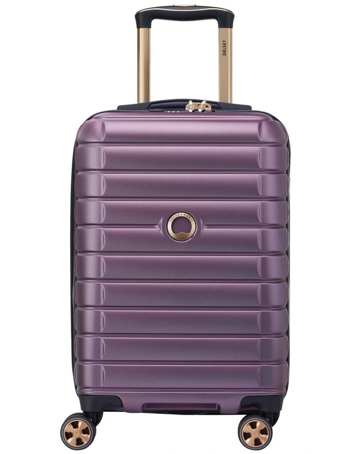 Delsey Shadow 5.0 Suitcase in Plum | MYER