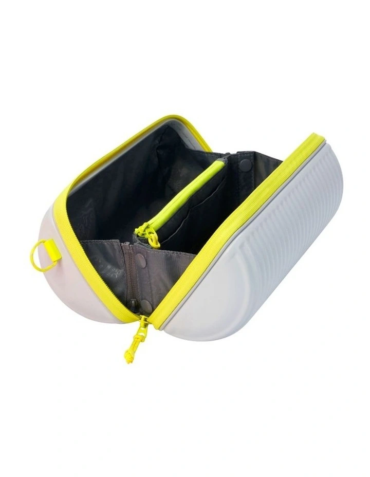 American Tourister Rollio Cross Body Bag in Light Grey/Lime | MYER