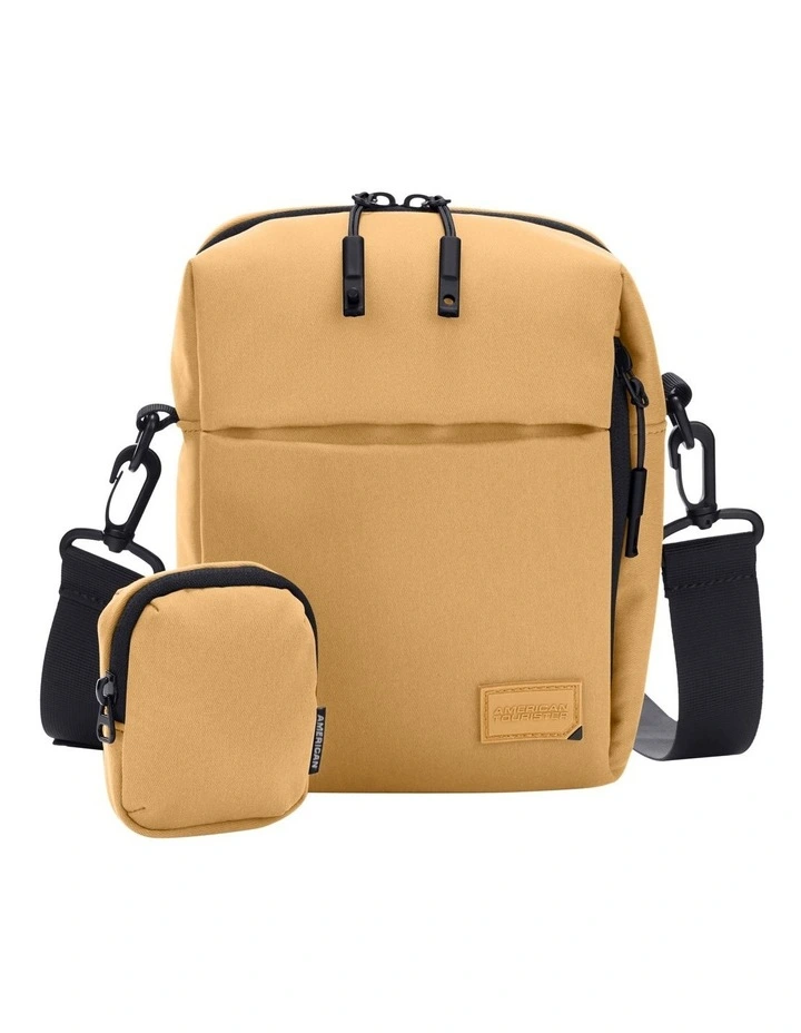 American Tourister Rigel 2 Crossbody Bag in Mustard | MYER