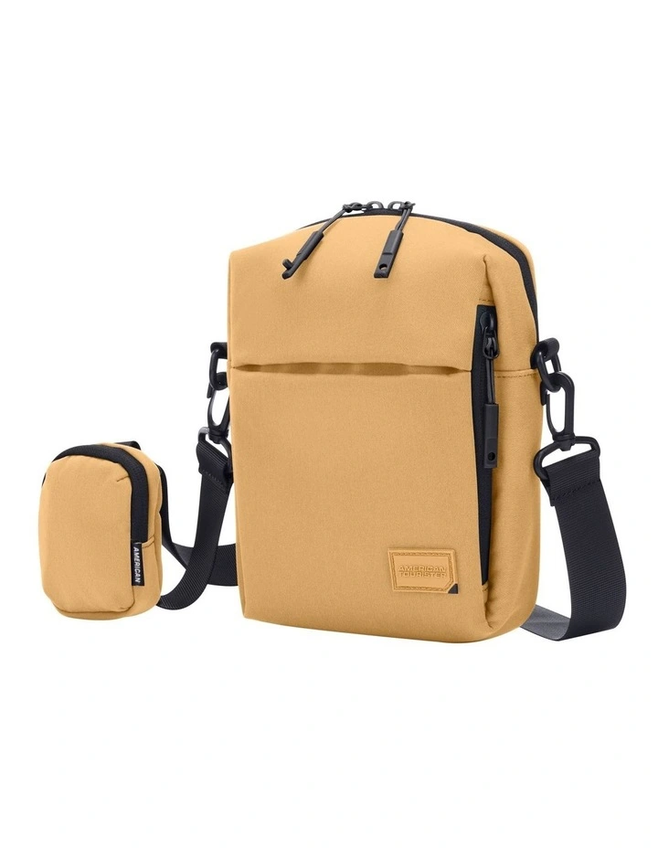 American Tourister Rigel 2 Crossbody Bag in Mustard | MYER