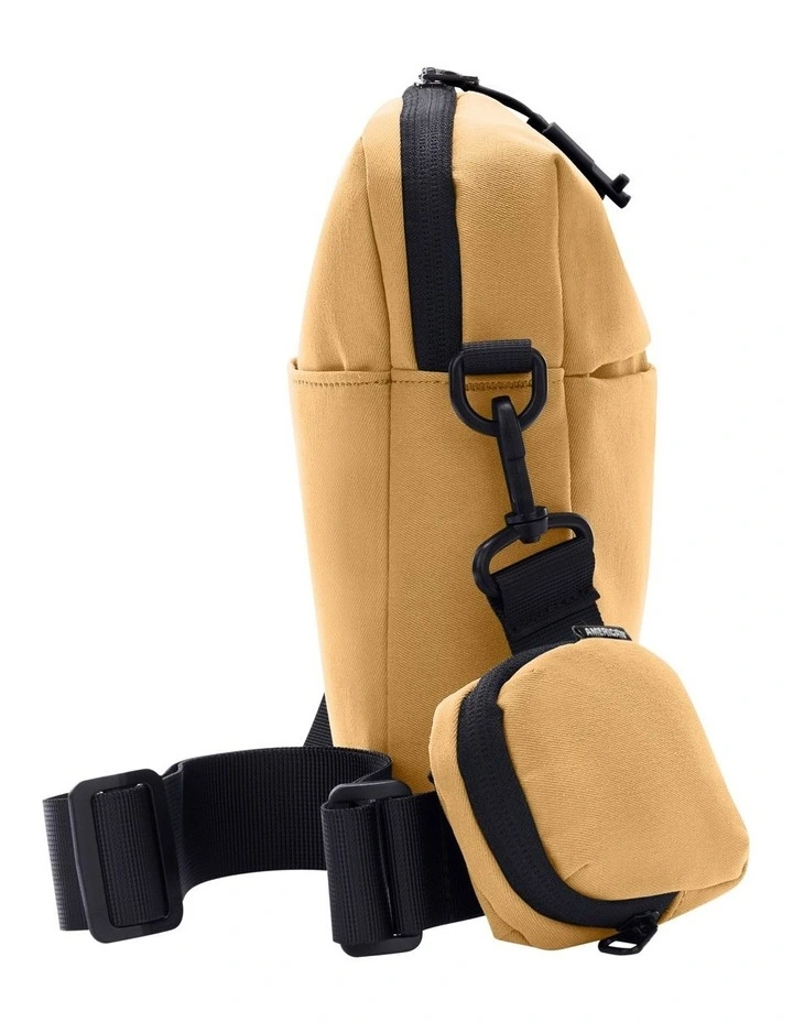 American Tourister Rigel 2 Crossbody Bag in Mustard | MYER