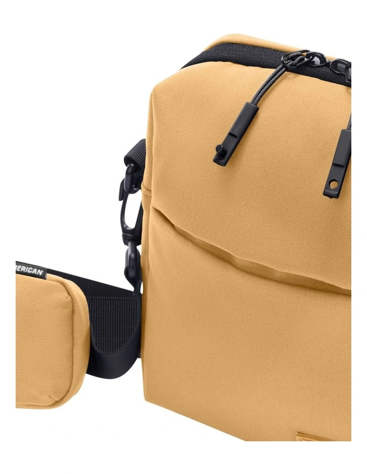 American Tourister Rigel 2 Crossbody Bag in Mustard | MYER