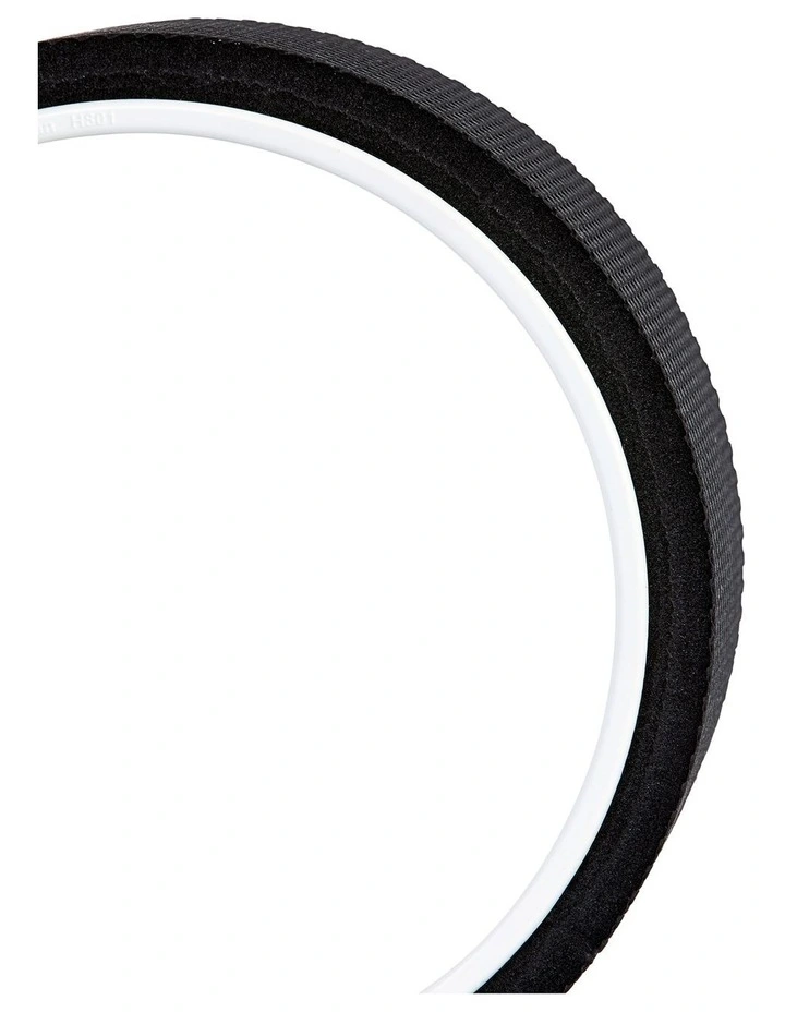 Gaiam Deep Stretch Back Wheel Black/White | MYER