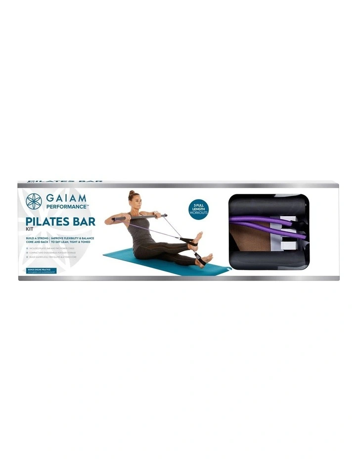 Gaiam Pilates Bar Kit in Black | MYER