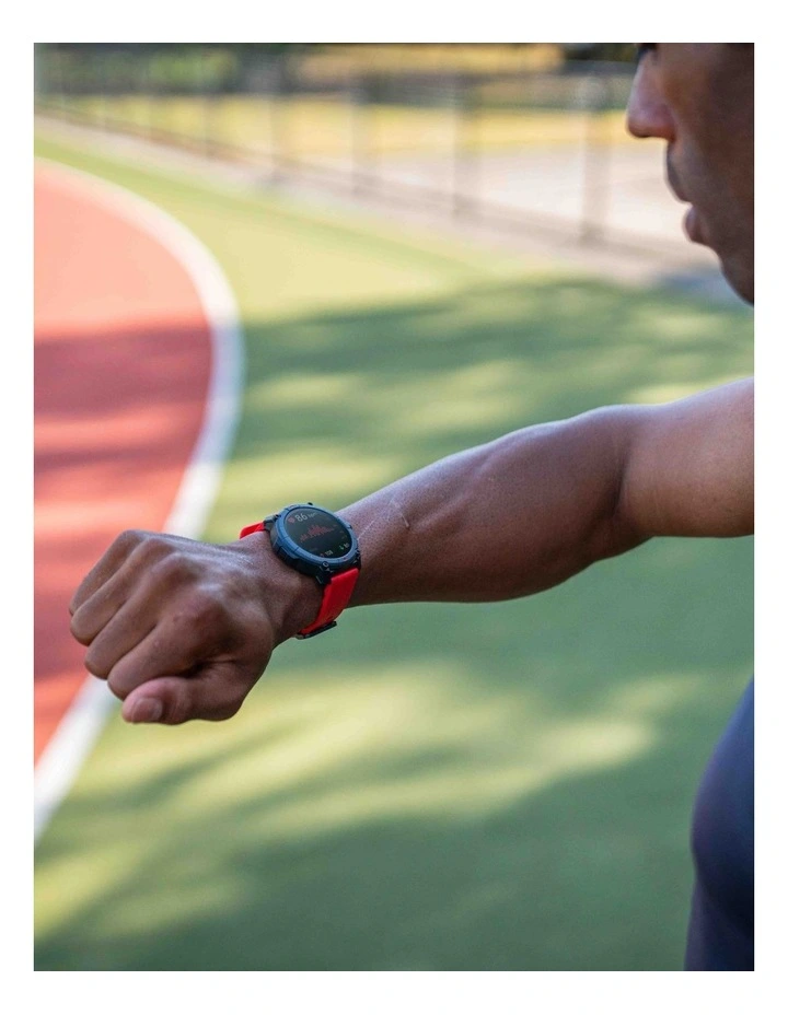 Ryze Trek RZ-WAEA Smartwatch With Gps Black/Red | MYER