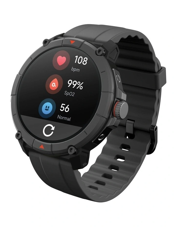 Ryze Trek RZ-WAEA Smartwatch With Gps Black/Red | MYER