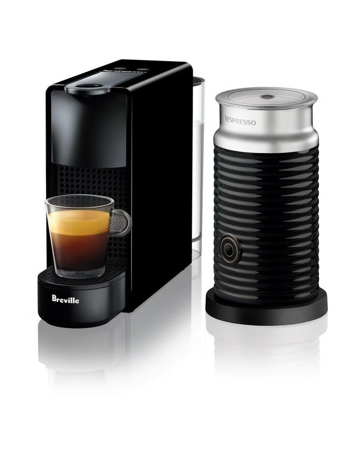 Nespresso Essenza Mini & Milk Capsule Coffee Machine BEC250BLK | MYER