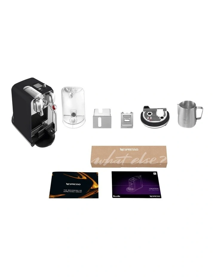 Nespresso Creatista Plus Capsule Coffee Machine In Black Truffle ...