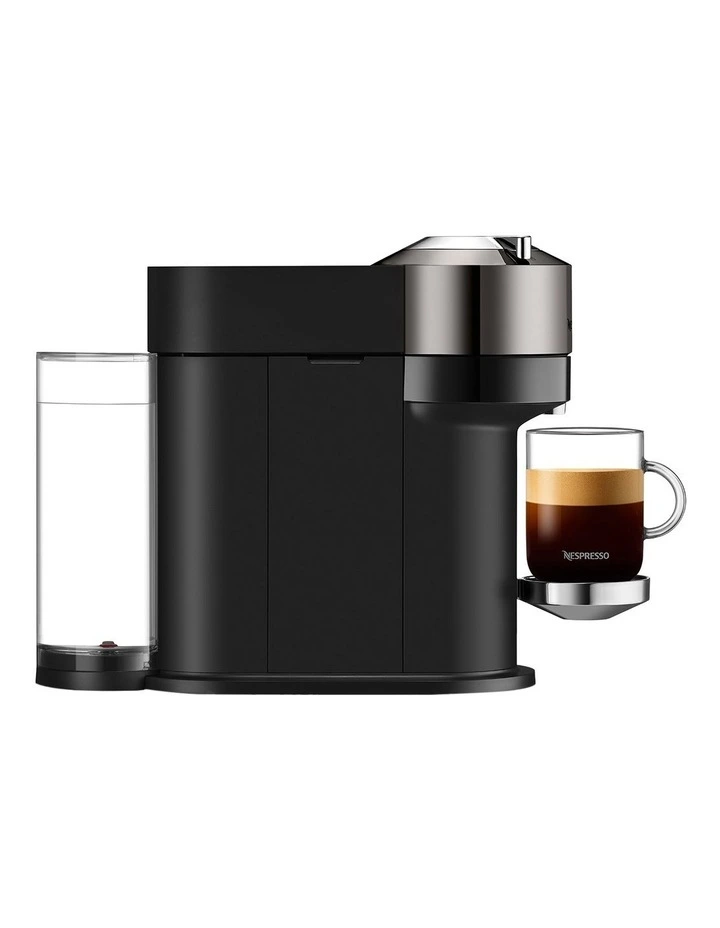 Nespresso Vertuo Next Dark Chrome Deluxe Capsule Coffee Machine With ...