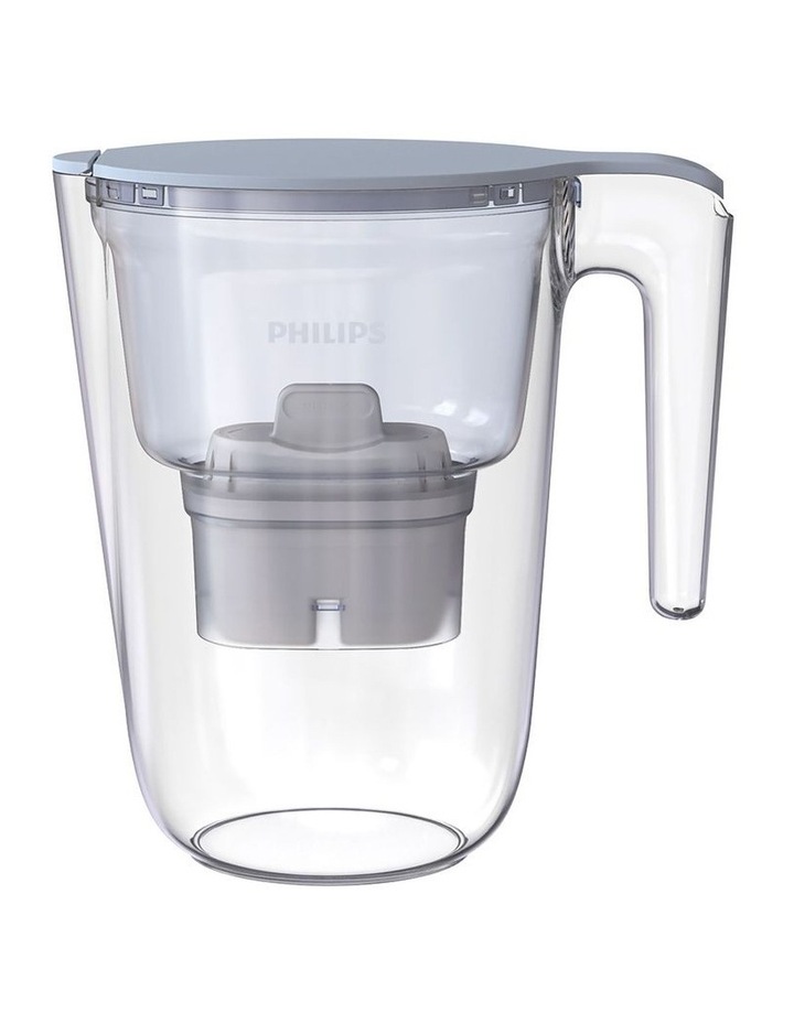 Philips Large Water Filter Jug with Timer 3.5L in Clear | MYER