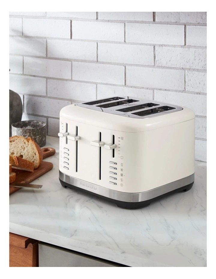 KitchenAid Toaster 4 Slice KMT4109 in Porcelain White | MYER