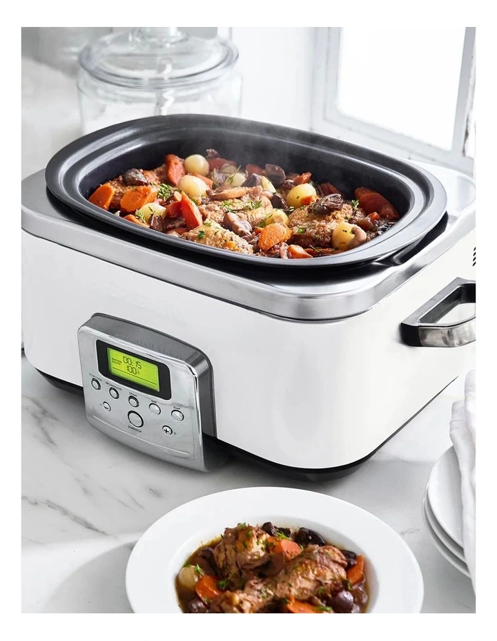 GreenPan Elite Slow Cooker 6L in Cloud Cream | MYER