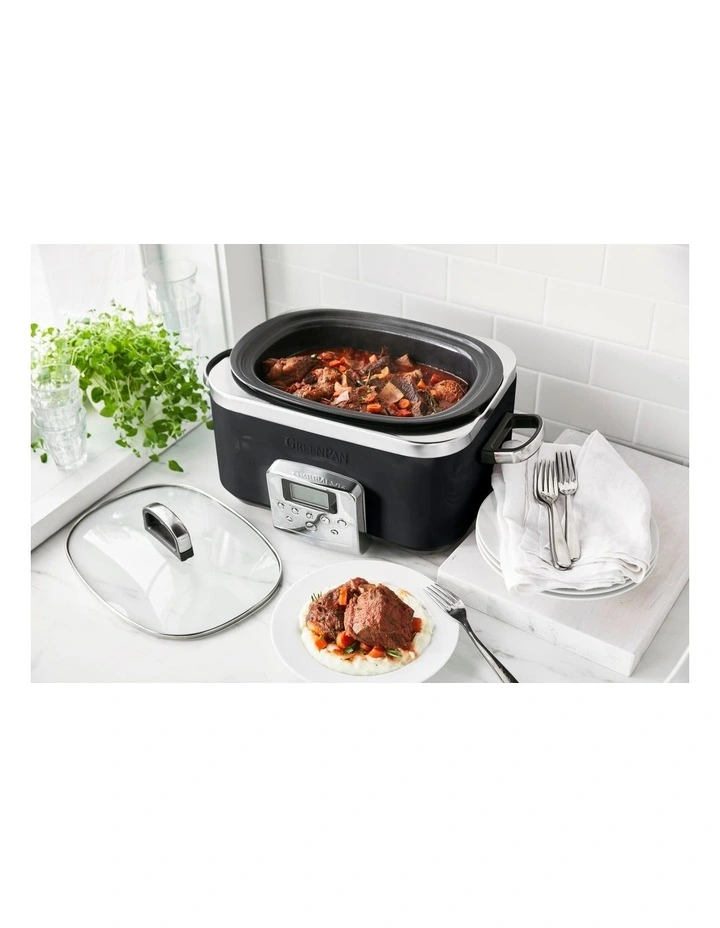GreenPan Elite Slow Cooker 6L in Black | MYER