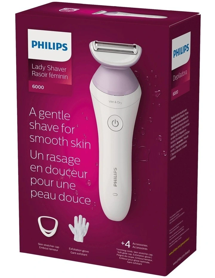 Philips Cordless Wet & Dry Single Foil Lady Shaver Series 6000 | MYER
