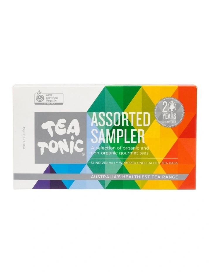 Tea Tonic Assorted Sampler Box 33 Teabags | MYER